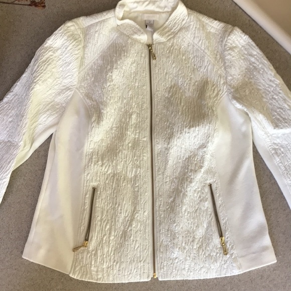 Chico's | Jackets & Coats | Chicos Womens Nwt Quilted Pieced Lace ...